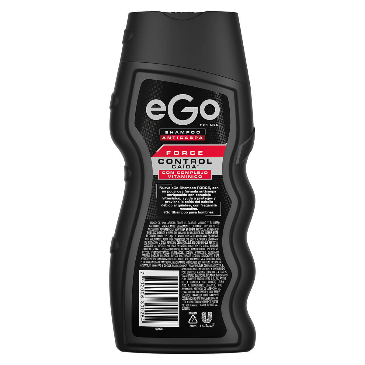 Shampoo Ego Anticaspa Force Control Caida X 230 Ml