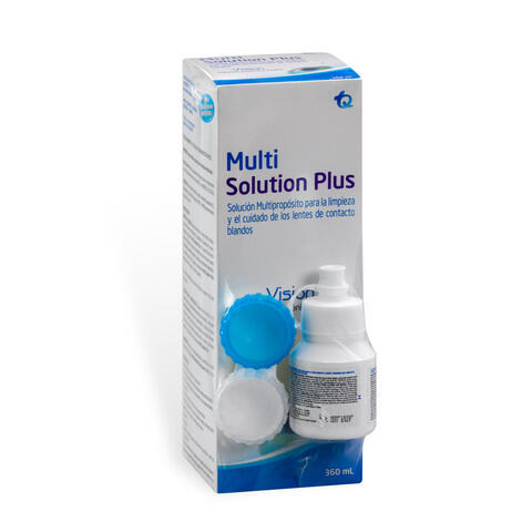 Multi Solution Plus Solucion Para Lente De Contacto X 360 Ml Gratis 30 Ml