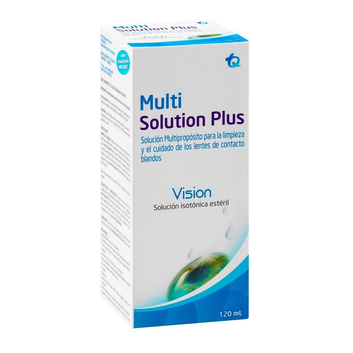 Multi Solution Plus Solucion Para Lente De Contacto X 120 Ml