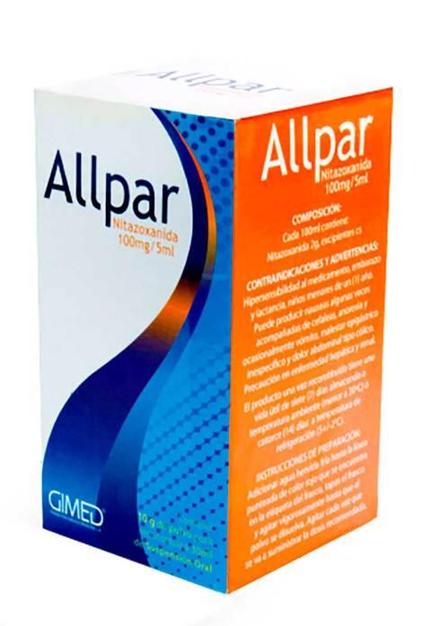 Allpar Nitazoxanida Suspension X 30 Ml