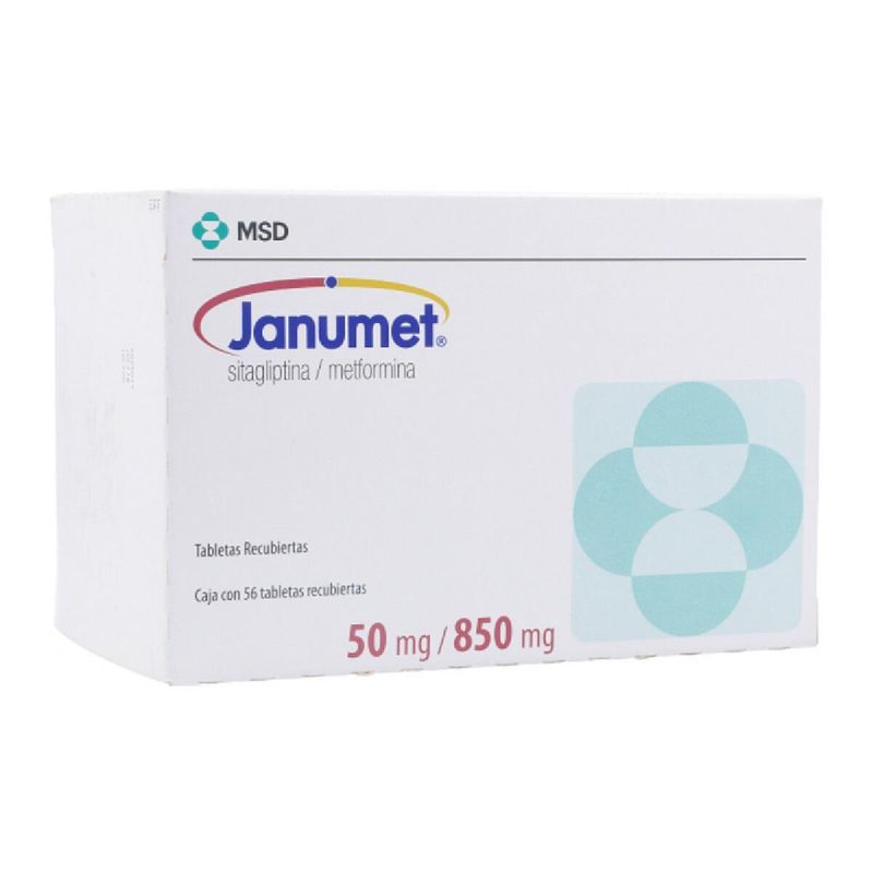 JANUMET 50/ 850 MG CAJA X 56 TABL