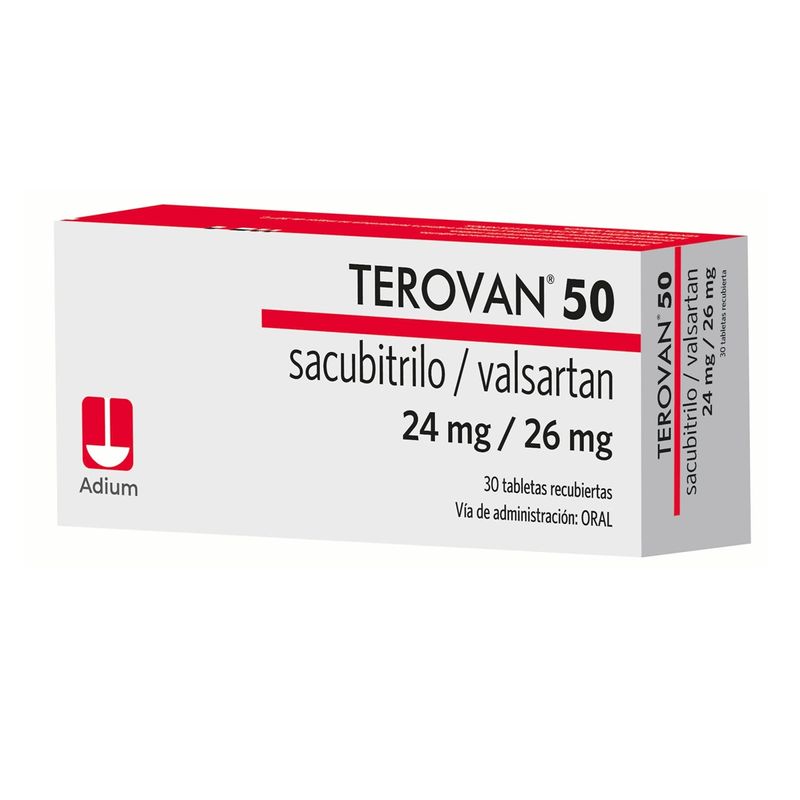Terovan 50 Sacubitrilovalsartan 2426 Mg X 30 Tabl